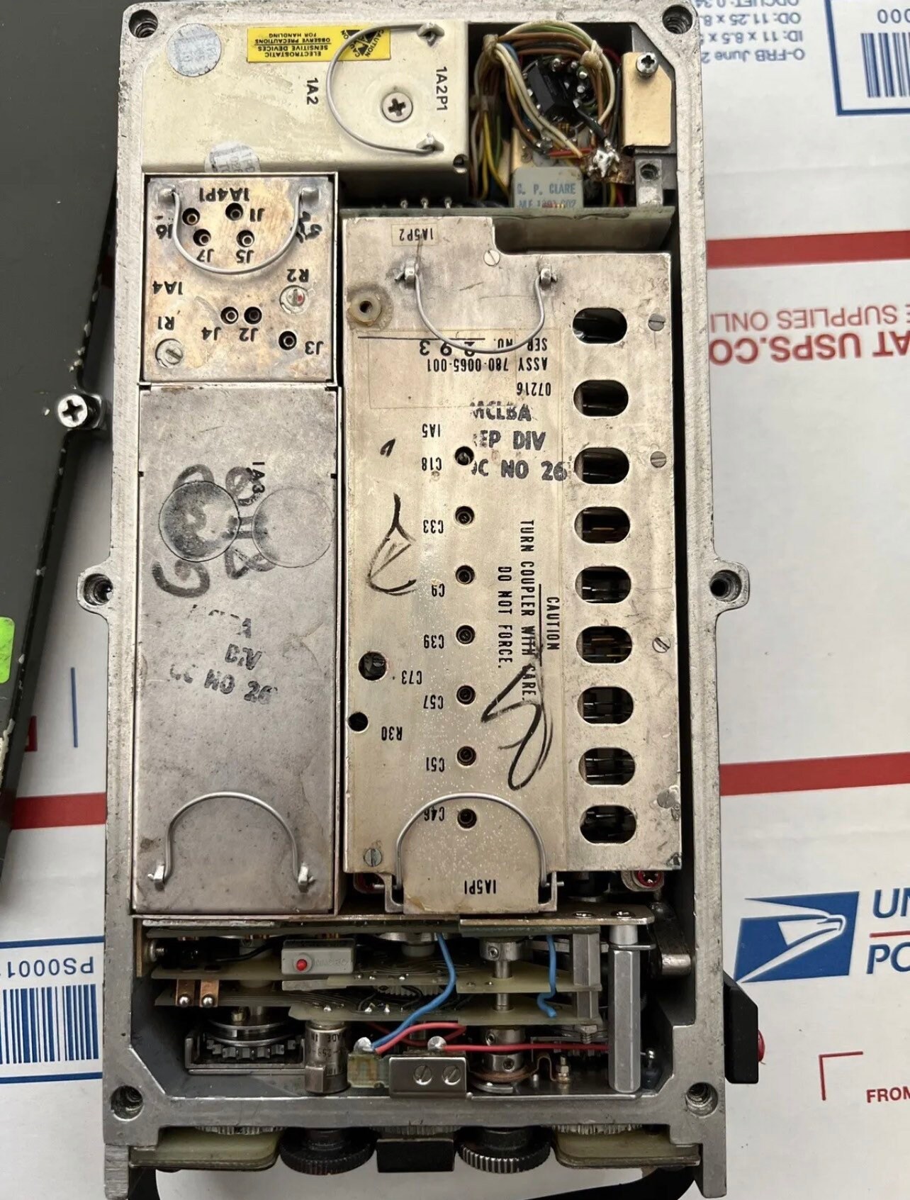 2 Vintage Military Receiver Transmitter Radios RT-976A PRC-75 1/1 on ...