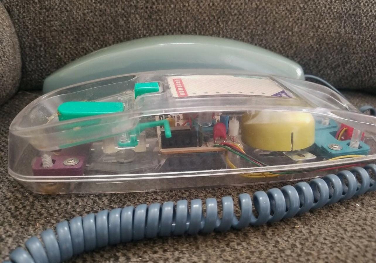 Vintage Conairphone Clear See Through Transparent Phone Metrophone - Etsy