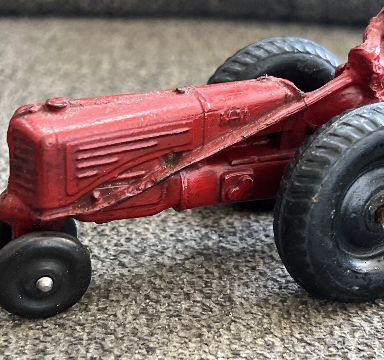 Rare 1940’s MM Minneapolis Moline - Toy Rubber Tractor Aub-rubr Red 1/1 ...
