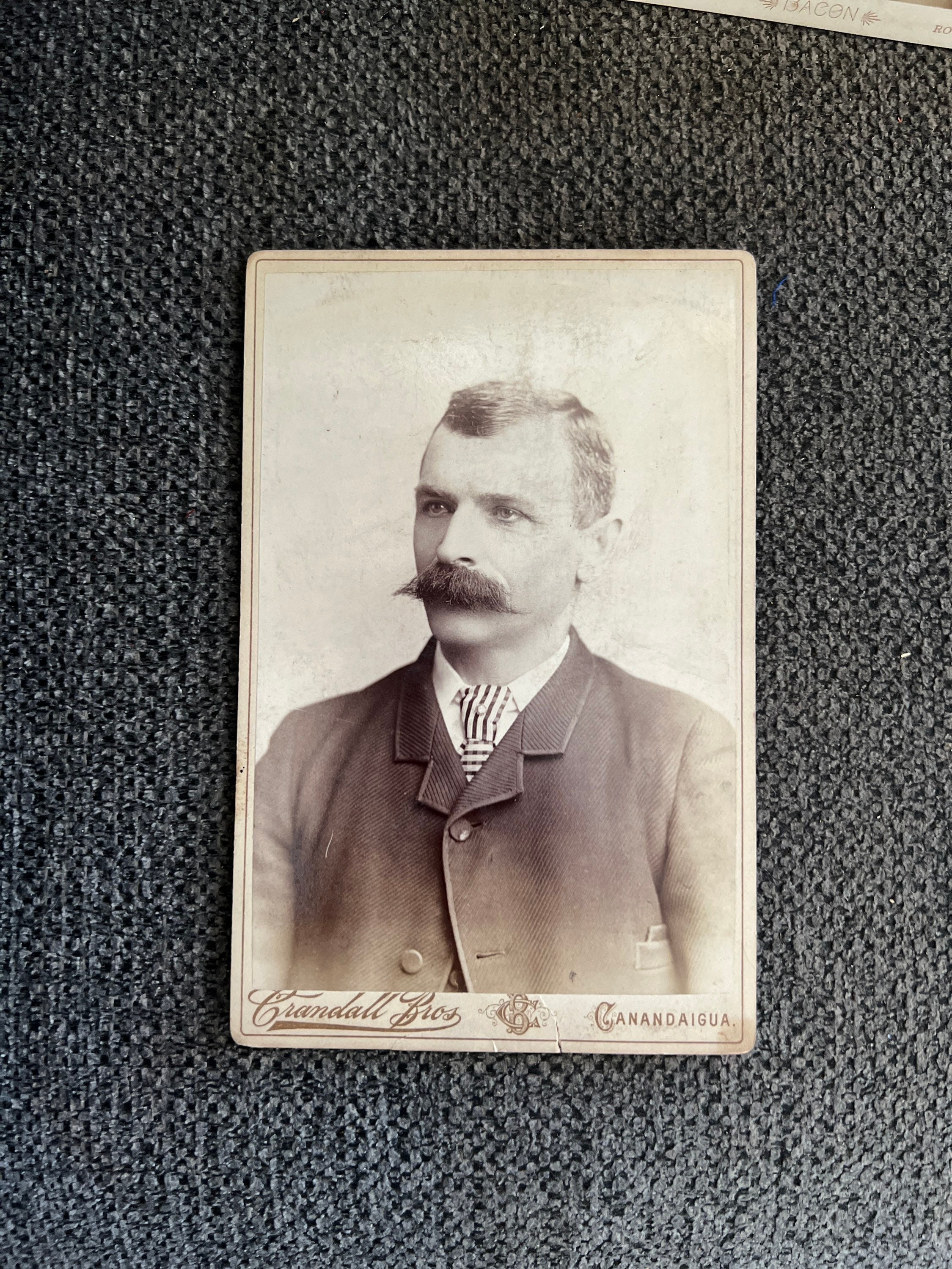 3 Antique 1880s Distinguished Men Cabinet Card Photos Crandall New York ...