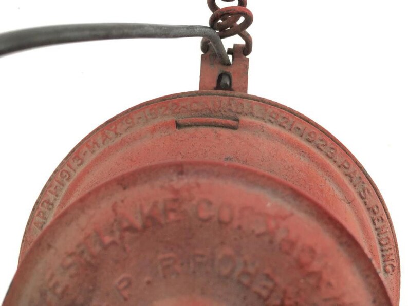 Antique Adlake No 250 Red Railroad Lantern Chicago St. Paul Minneapolis ...