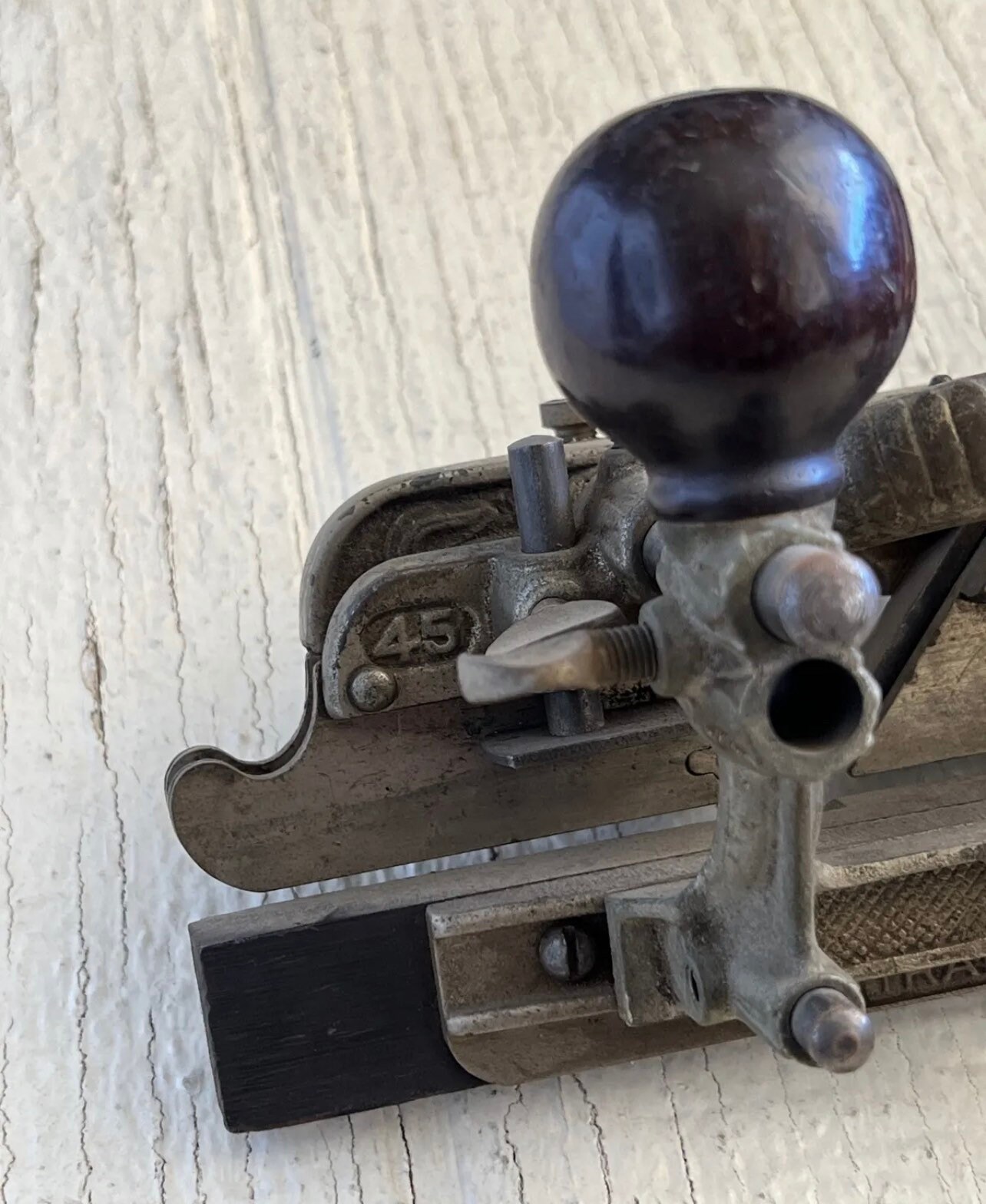 Antique Stanley No. 45 Rule & Level Co Combination Jan 22 95 Wood ...