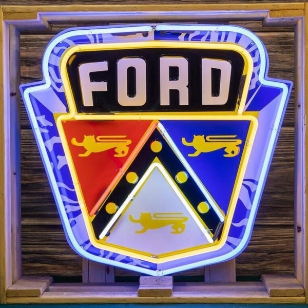Vintage Ford Neon Sign - Etsy