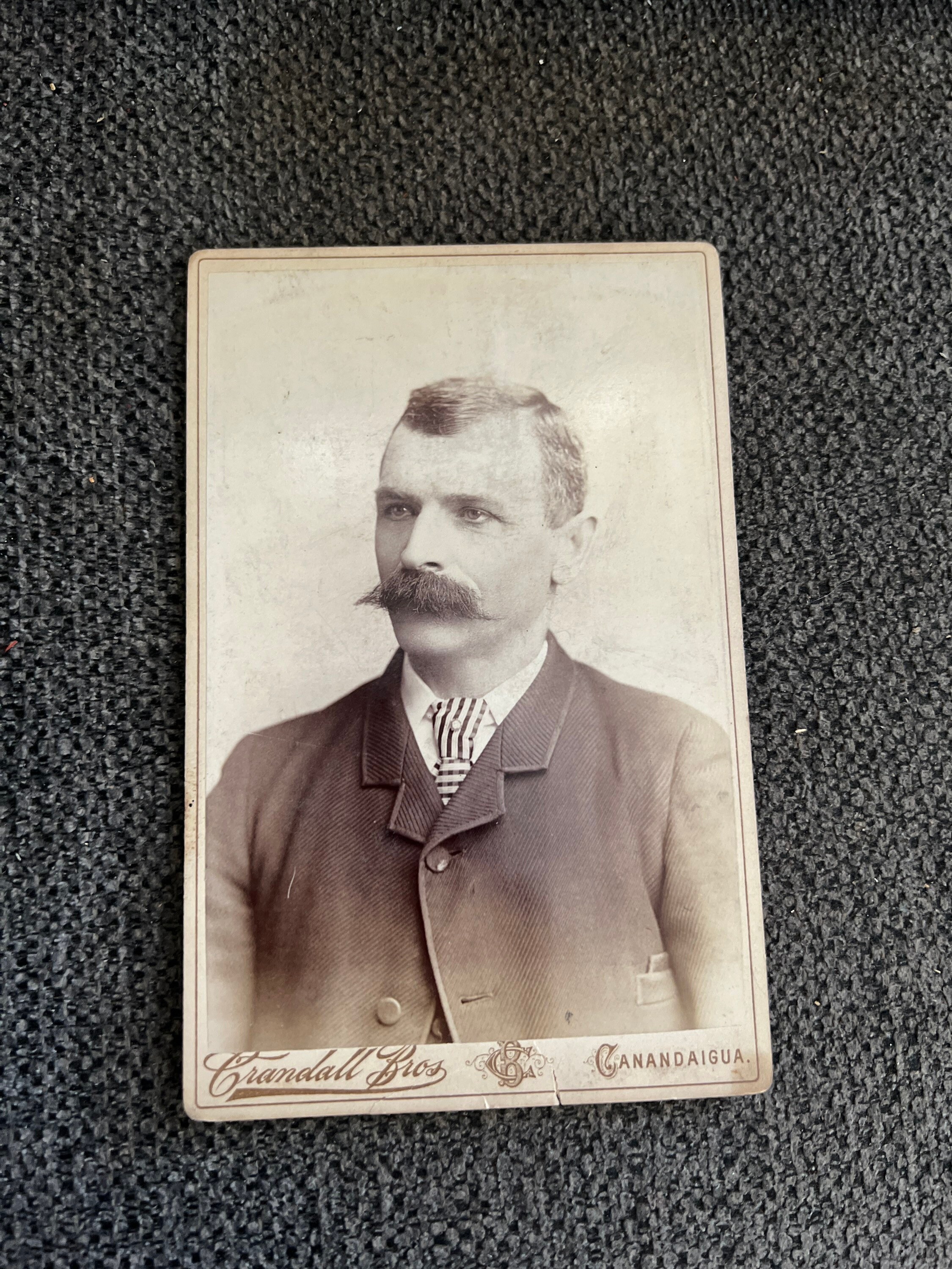 3 Antique 1880s Distinguished Men Cabinet Card Photos Crandall New York ...
