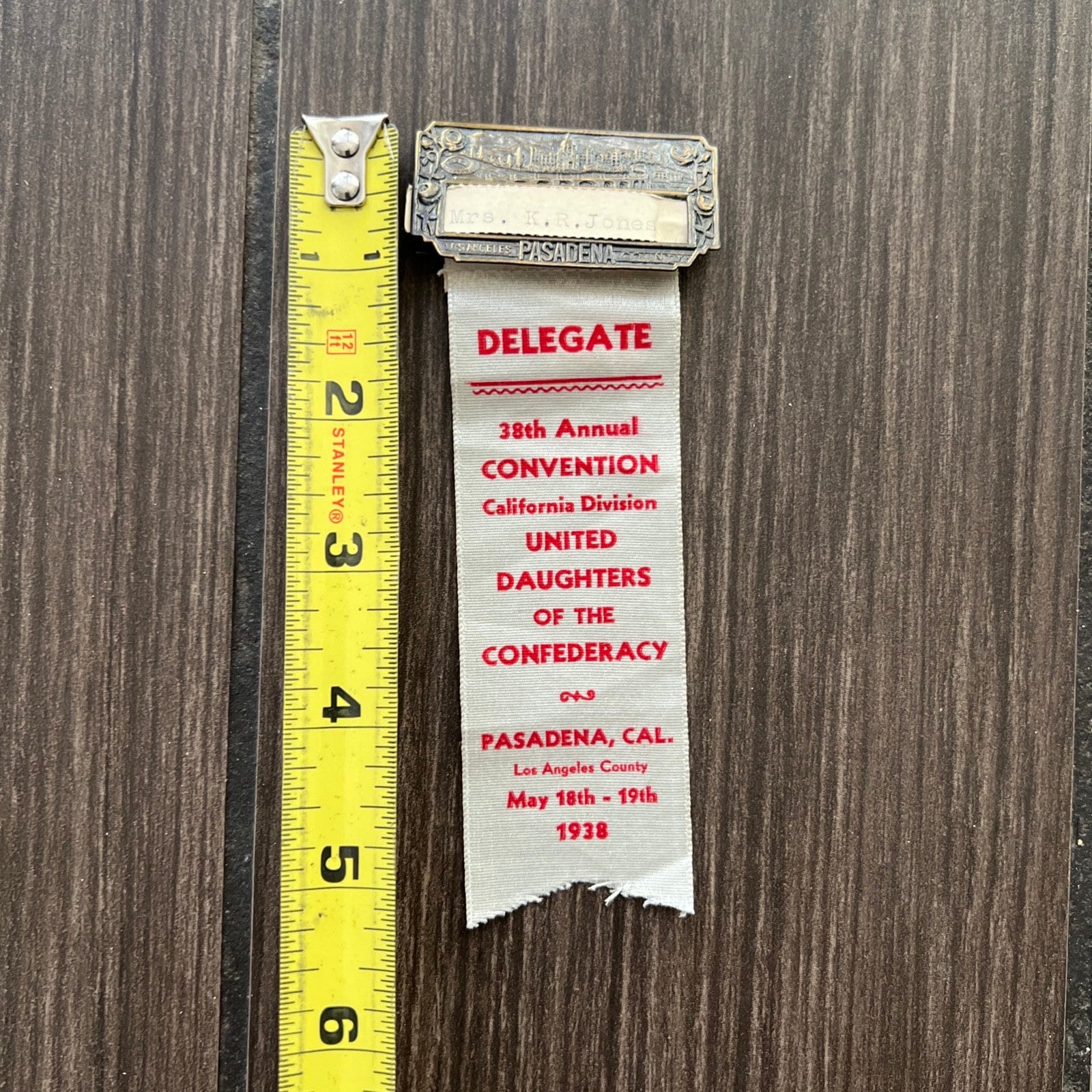 Antique 1938 United Daughters Confederacy UDC Convention - Etsy