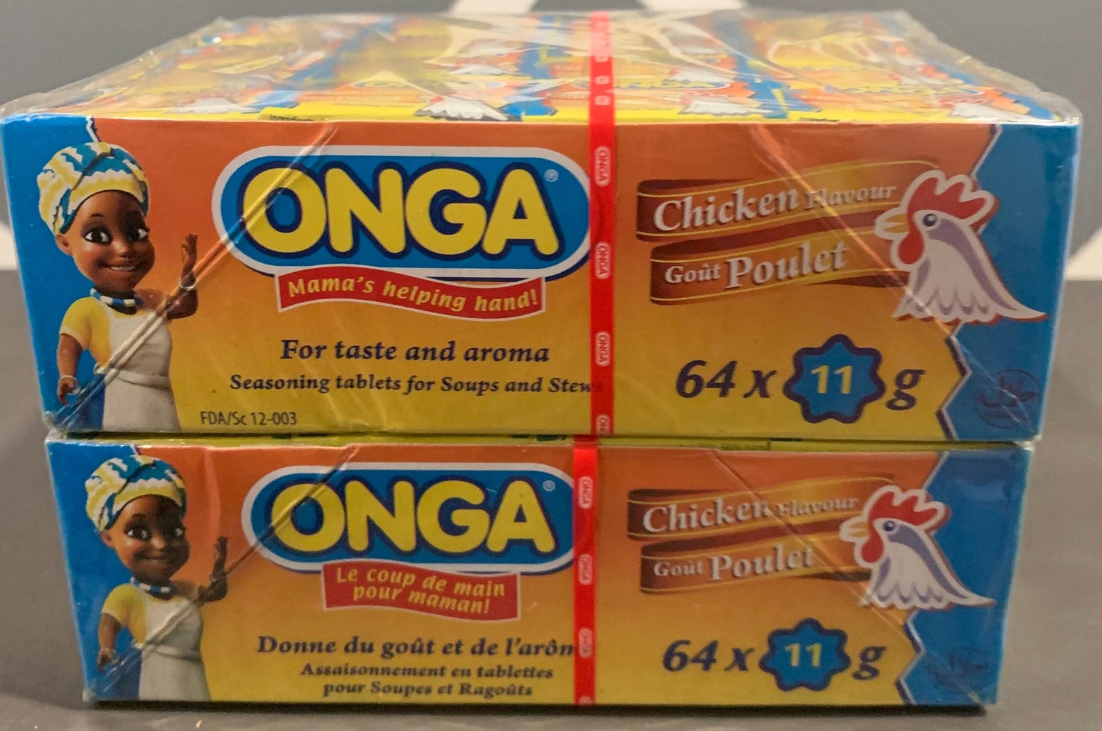 ONGA Maggi Seasoning Tablets Shrimp Crevette Flavor or Chicken Flavor ...