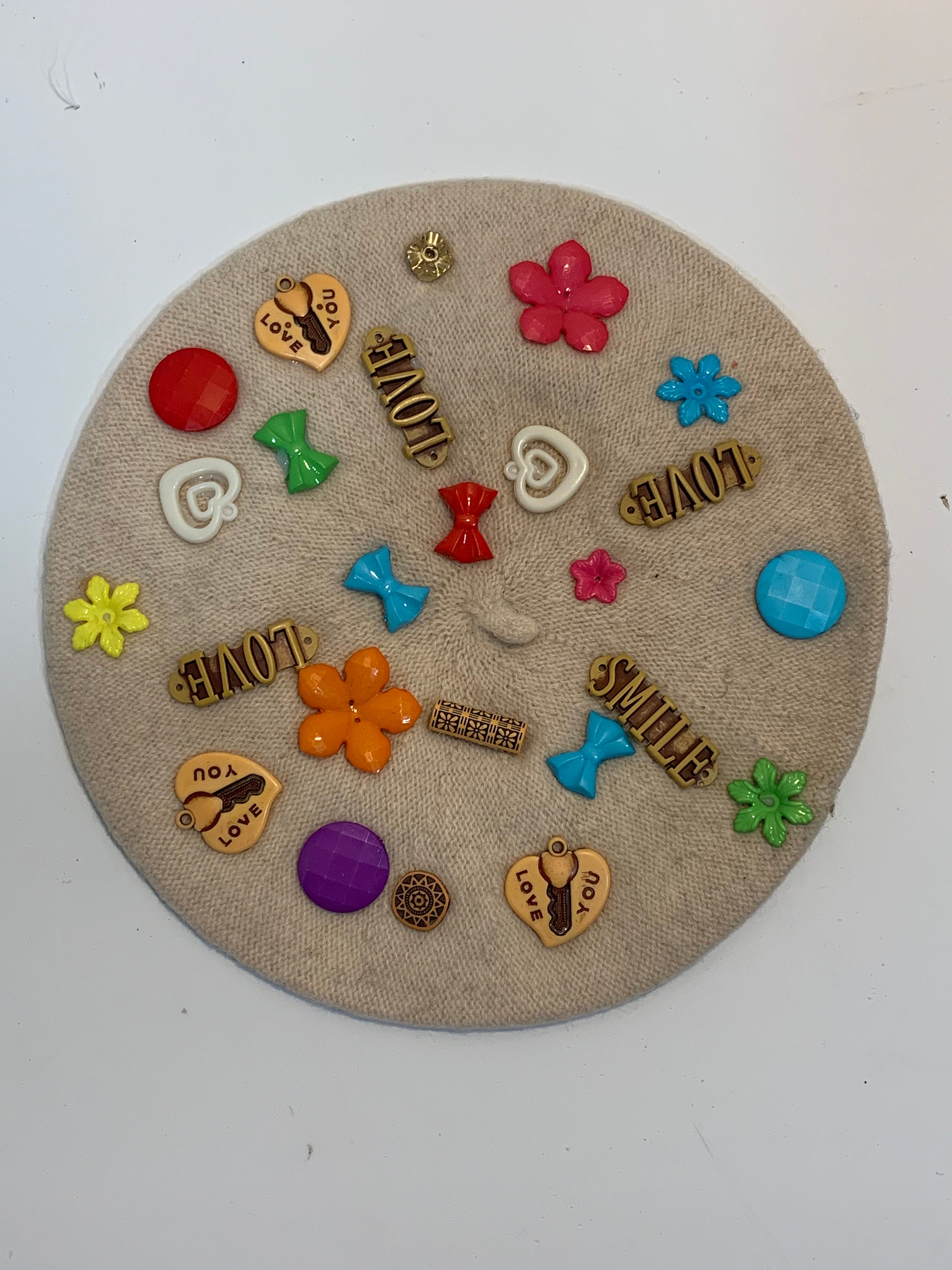 Berets Embellished Wool, Custom Made Hats, Unique Bling Hat, Hand ...