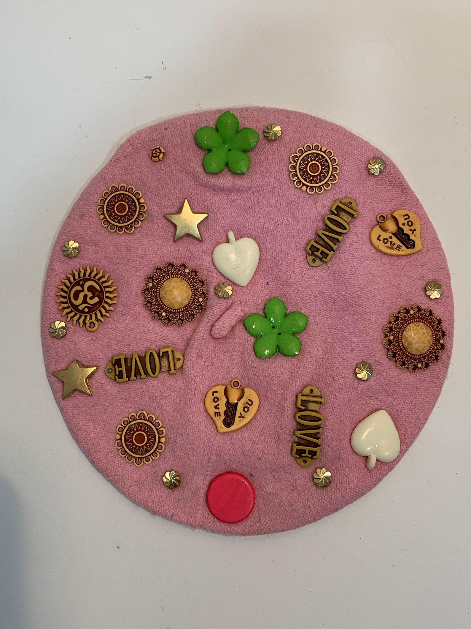 Berets Embellished Wool, Custom Made Hats, Unique Bling Hat, Hand ...