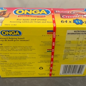 ONGA Maggi Seasoning Tablets Shrimp Crevette Flavor or Chicken Flavor ...