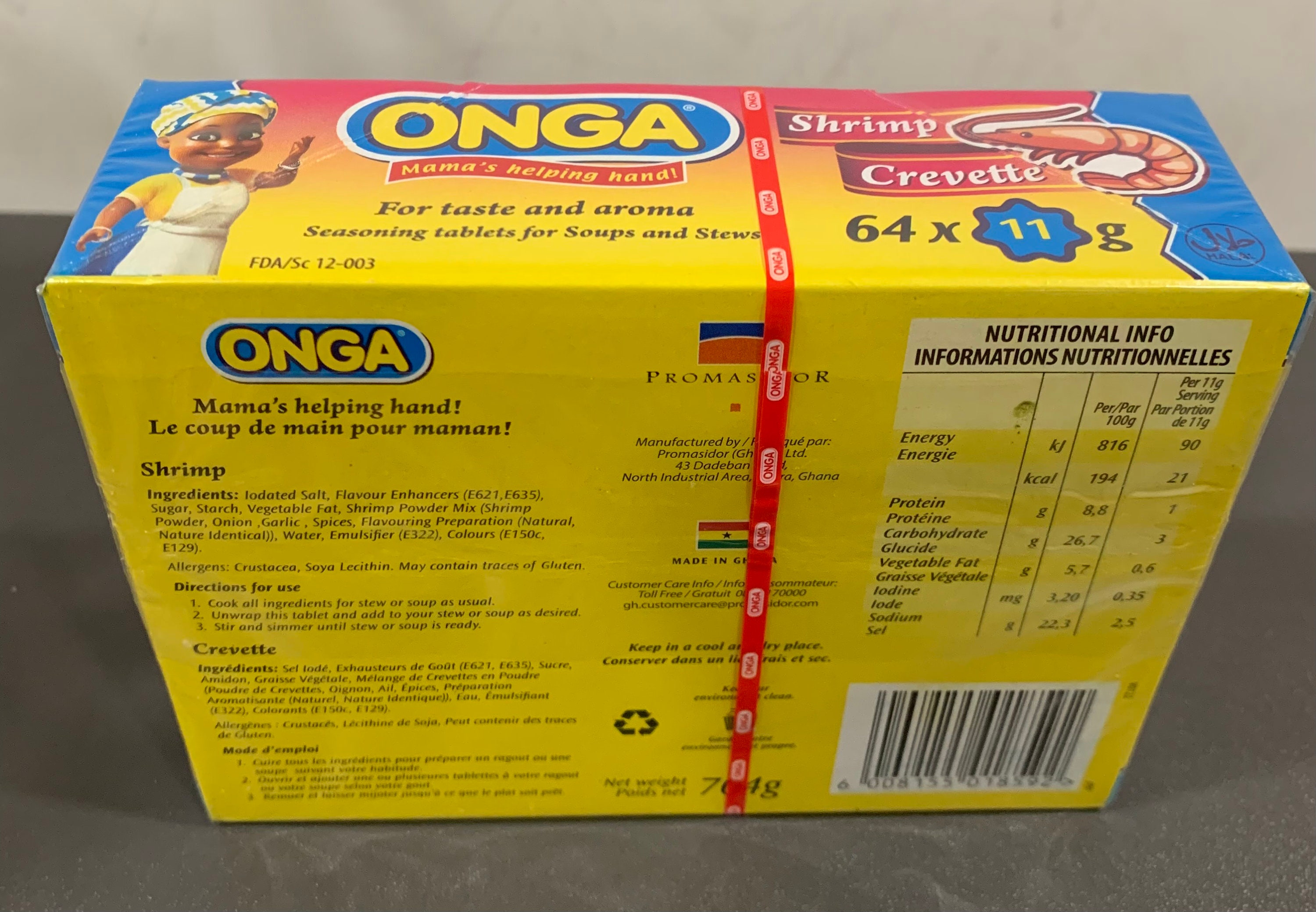 ONGA Maggi Seasoning Tablets - Shrimp Crevette Flavor - Etsy