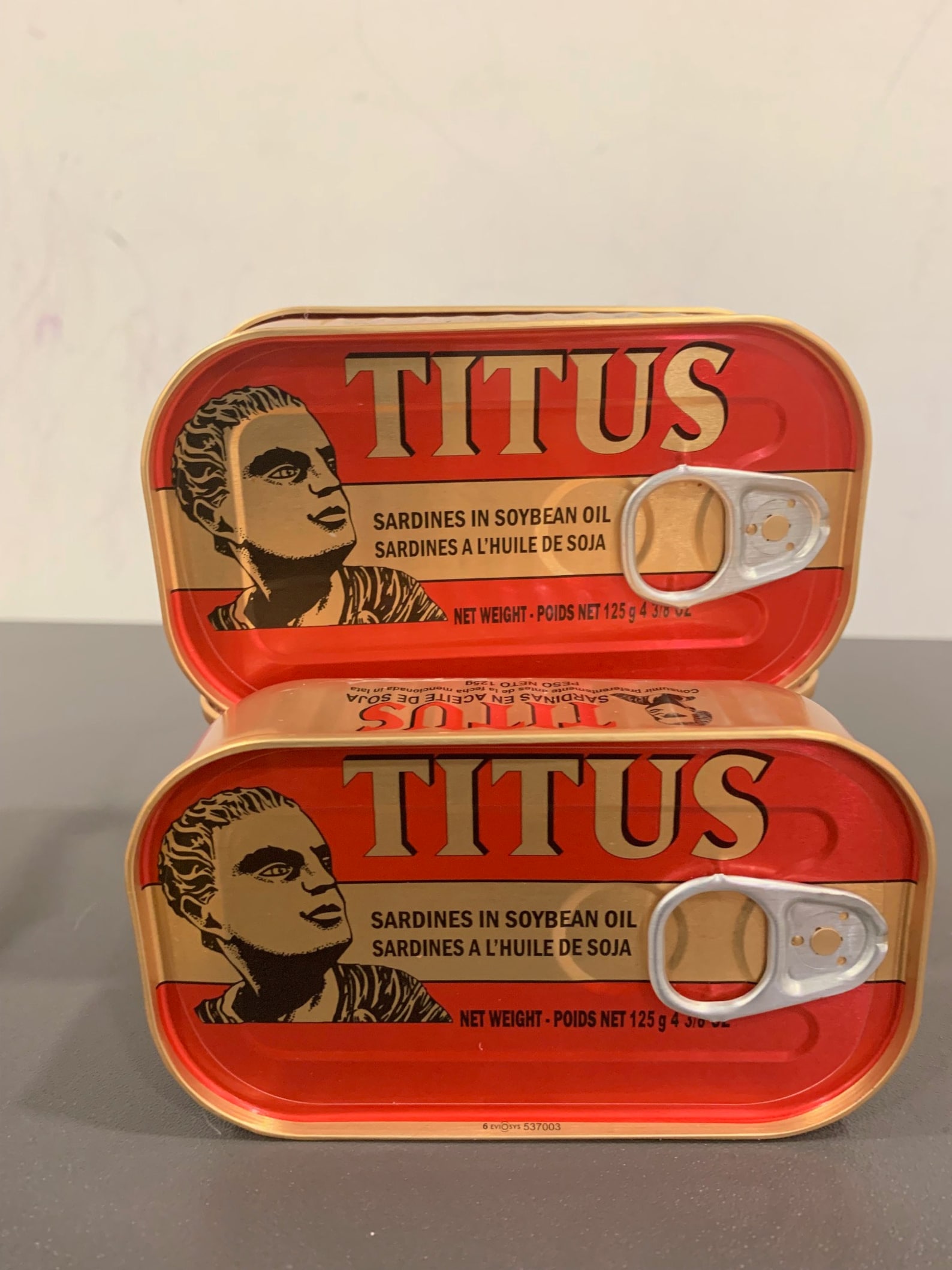 Titus Sardines in Soybean Oil and Chili Pepper 125g, ****6 CANS*** - Etsy