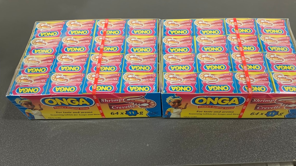 ONGA Maggi Seasoning Tablets Shrimp Crevette Flavor or Chicken Flavor ...