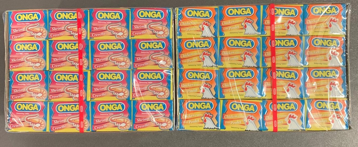 ONGA Maggi Seasoning Tablets Shrimp Crevette Flavor or Chicken Flavor ...