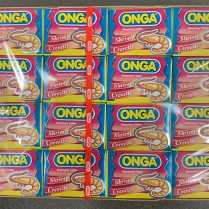 ONGA Maggi Seasoning Tablets Shrimp Crevette Flavor or Chicken Flavor ...