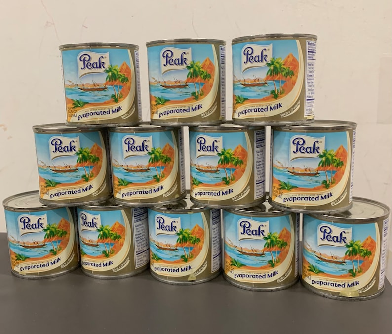 12 Peak Evaporated Milk, Rich and Creamy - 5.4 Oz - Etsy