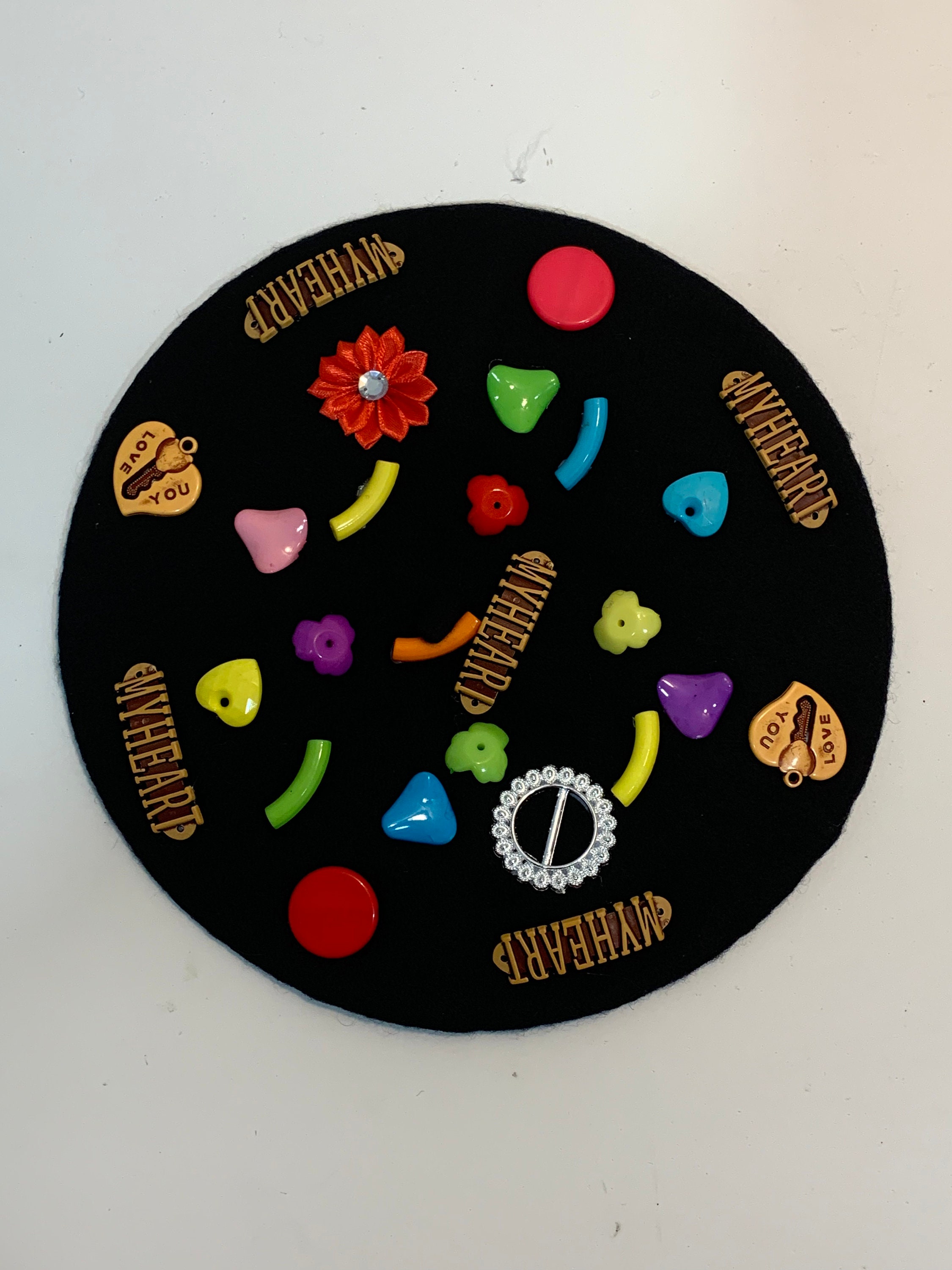 Berets Embellished Wool, Custom Made Hats, Unique Bling Hat, Hand ...