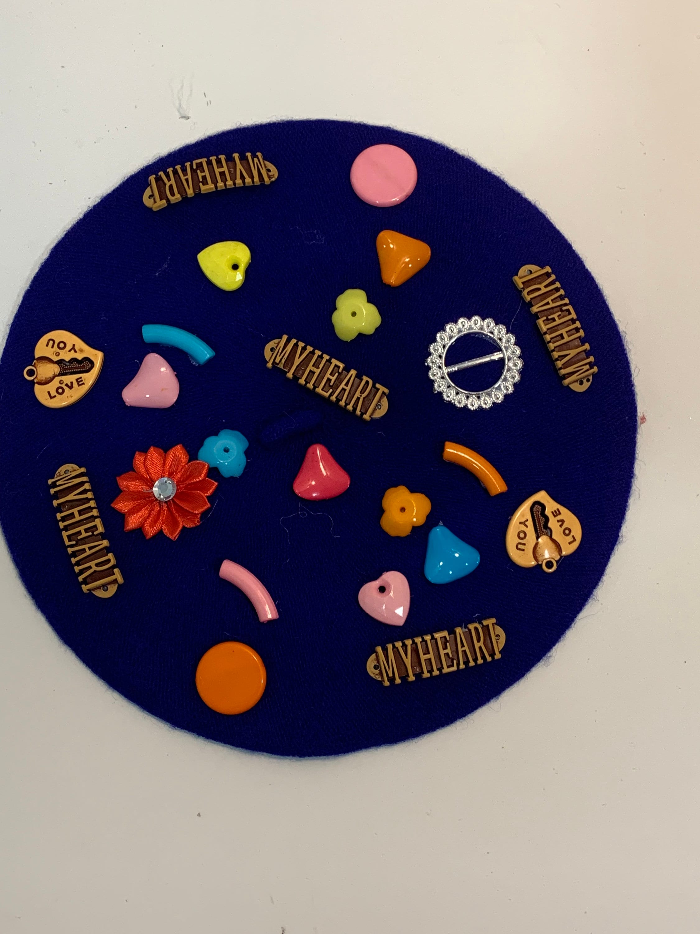 Berets Embellished Wool, Custom Made Hats, Unique Bling Hat, Hand ...