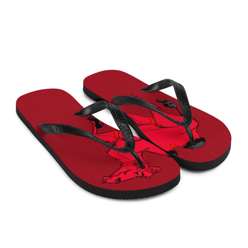 Flip-flops - Red - Etsy