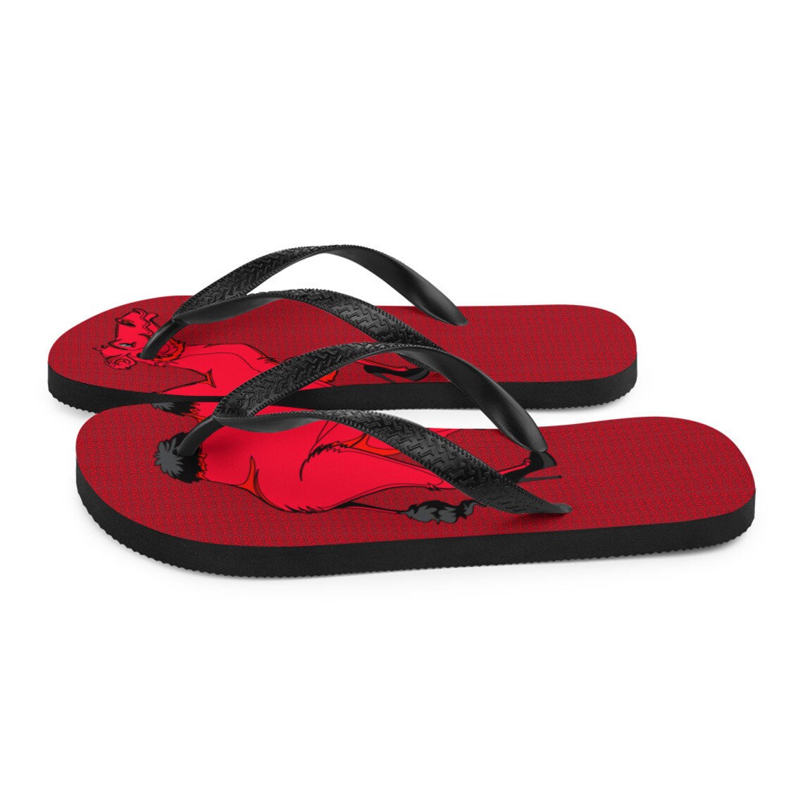 Flip-flops - Red - Etsy