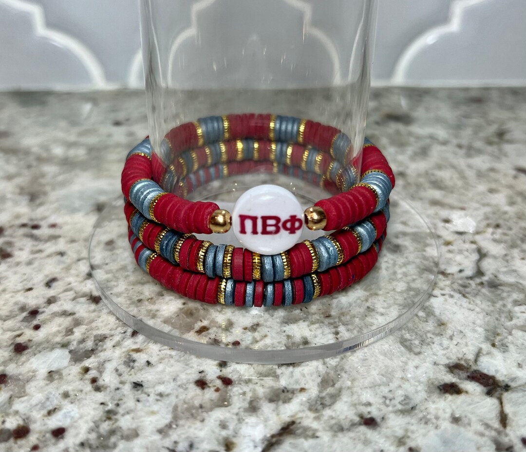 PI BETA PHI Stack Bracelets College School Spirit Gift for Little or ...