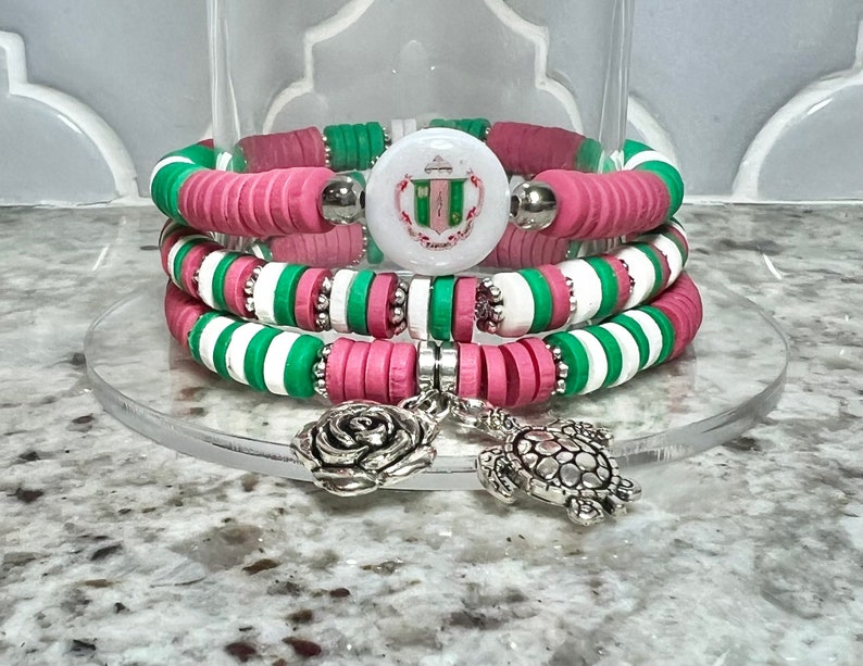 DELTA ZETA Stack Bracelets College School Spirit Gift for Little or Big ...