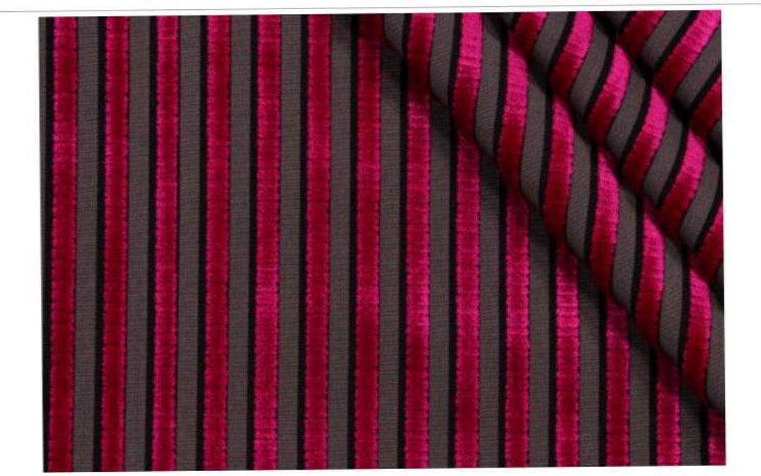 Lelievre Paris Stick Velvet Upholstery Fabric in Tyrien for Scalamandré ...