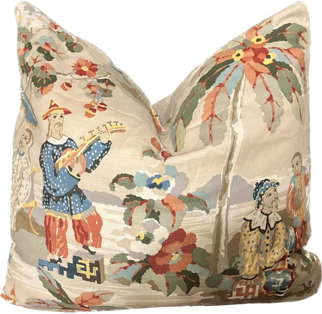 Brunschwig & Fils XIAN Chinoiserie Pillow - Etsy