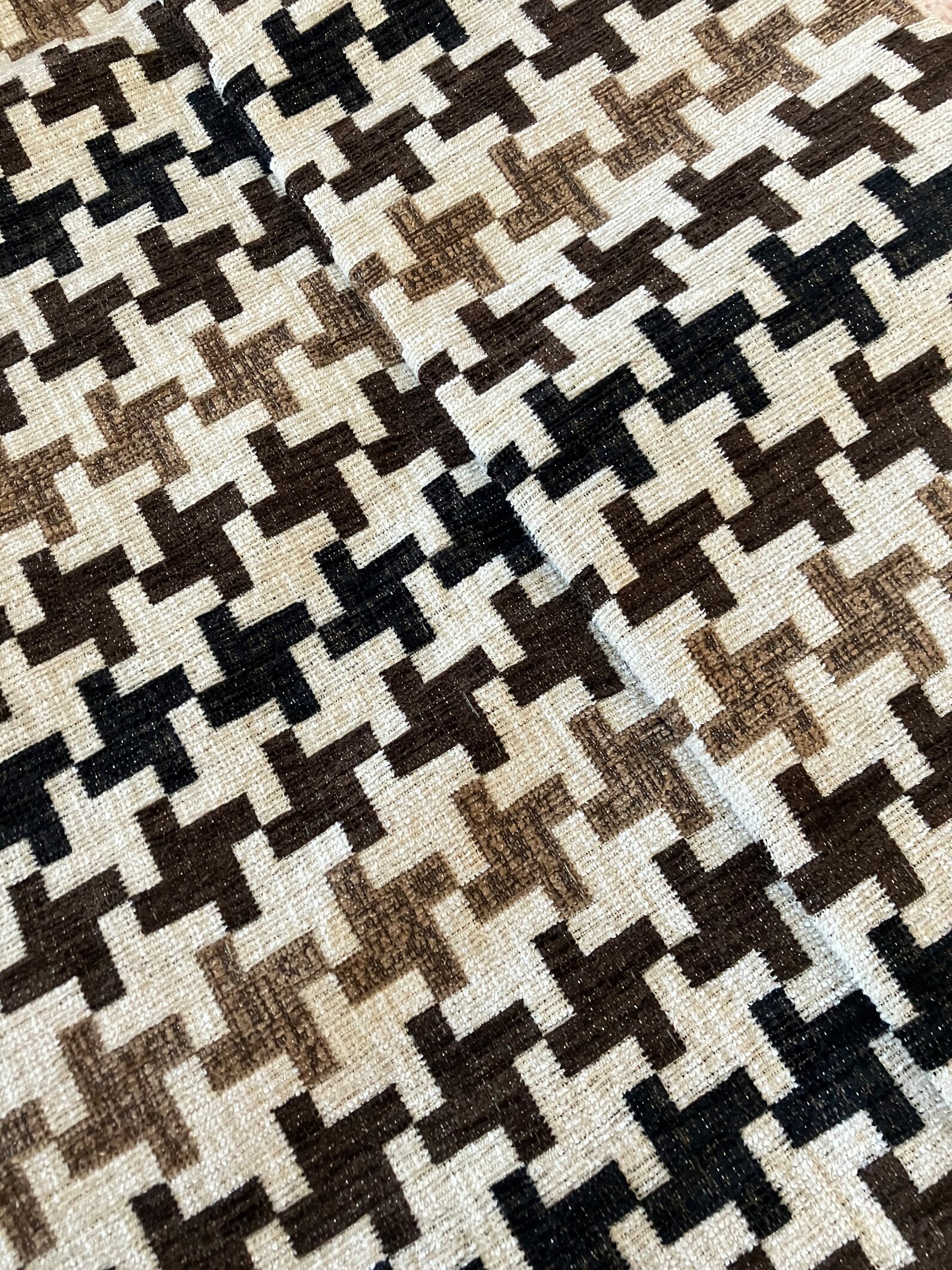 Ralph Lauren Masterful Earth Fabric, Earth Tones, Houndstooth - Etsy