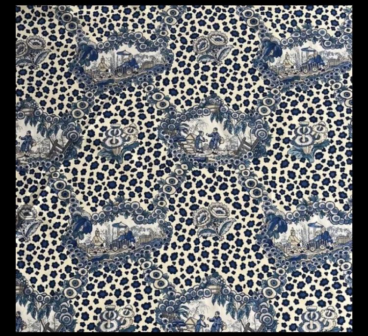 BRUNSCHWIG & Fils New Chinese Leopard Chinoiserie Toile, Hand Print - Etsy