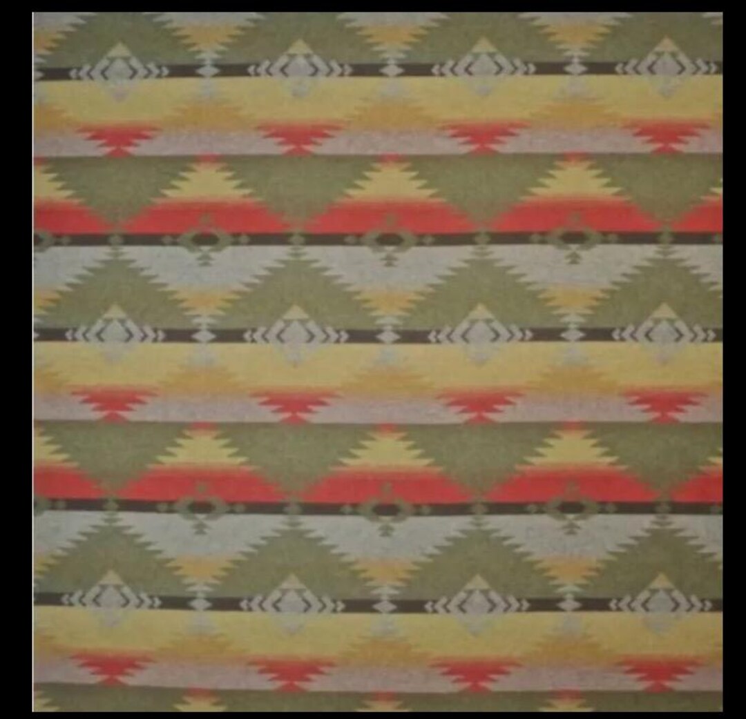Ralph Lauren Red Rock Blanket Fabric, Color: Woodmoss - Etsy