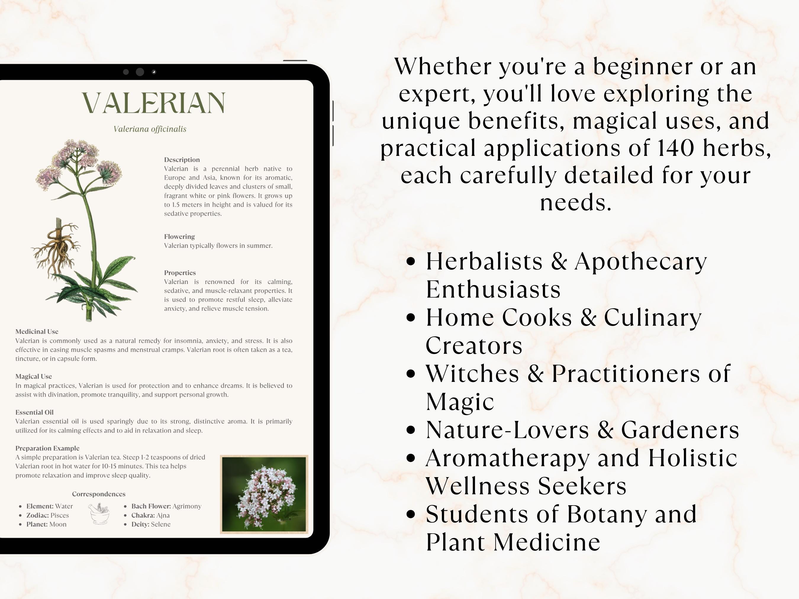 140 Printable Herb Profiles | Botanical Reference | the Herbal Handbook ...
