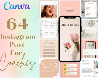 Instagram Post for Coaches, Life Coach Social Media Templates, Coaching ...