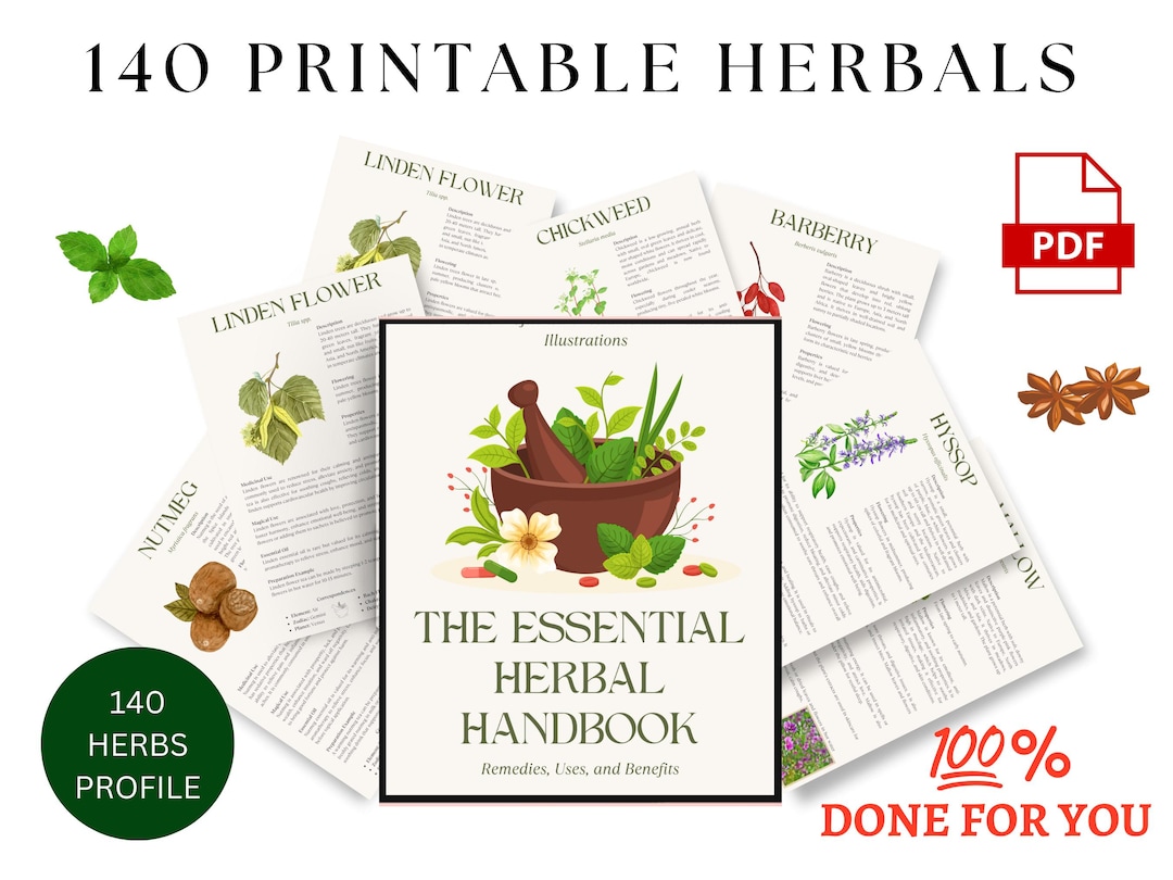 140 Printable Herb Profiles | Botanical Reference | the Herbal Handbook ...