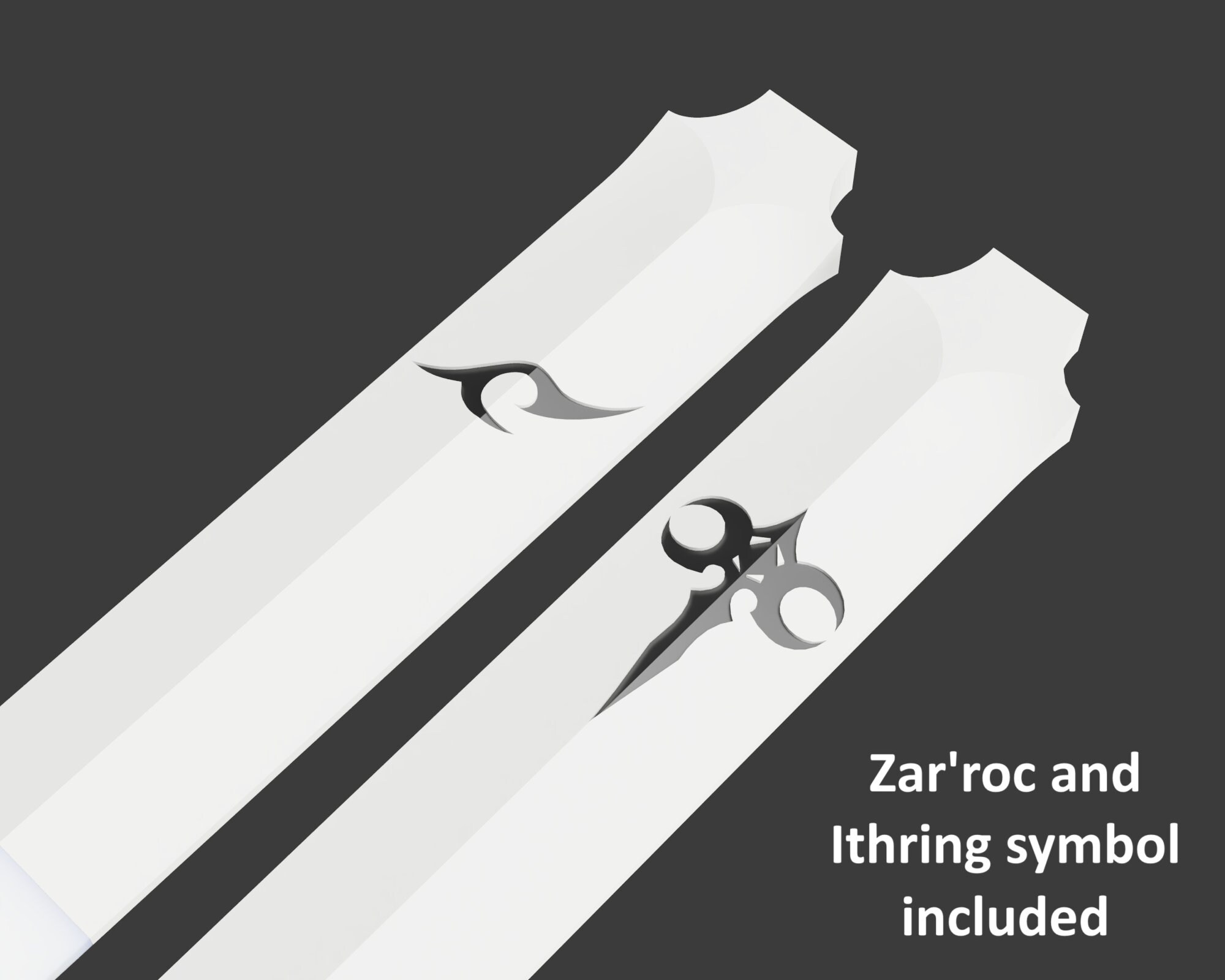 Brisingr and Zar'roc Swords - 3D Model Digital Download - Inheritance ...
