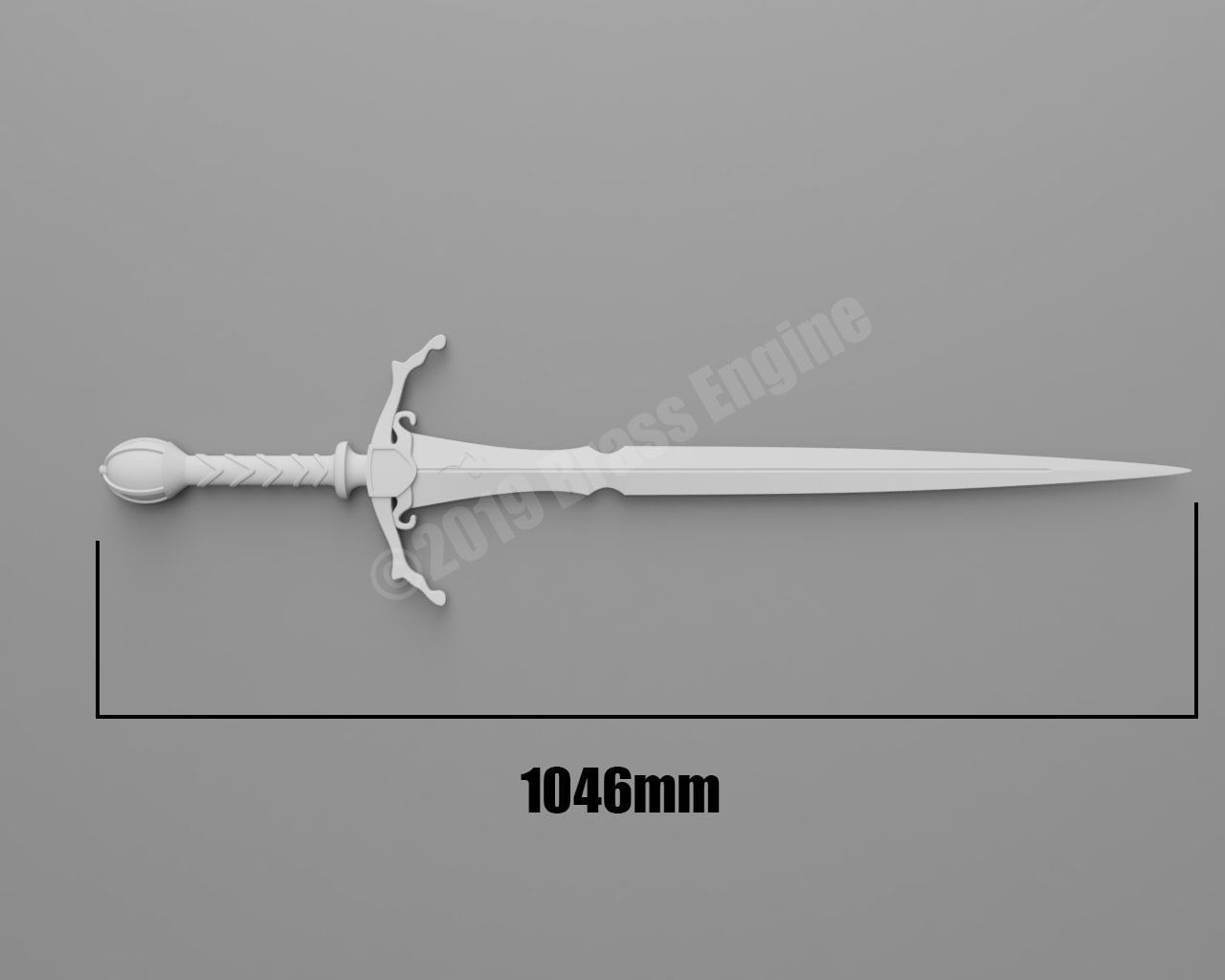 Brisingr and Zar'roc Swords - 3D Model Digital Download - Inheritance ...