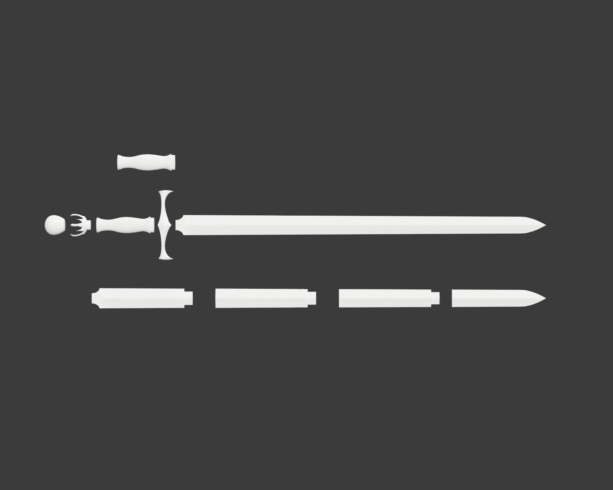 Brisingr and Zar'roc Swords - 3D Model Digital Download - Inheritance ...