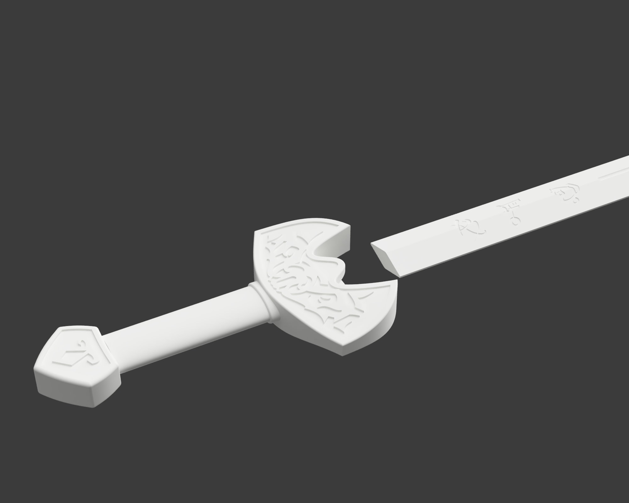 Seraph Blade Sword and Kindjal Dagger Bundle - 3D Model Digital ...