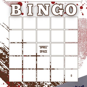 True Crime TV Bingo: Murder Edition Digital Download/pdf - Etsy