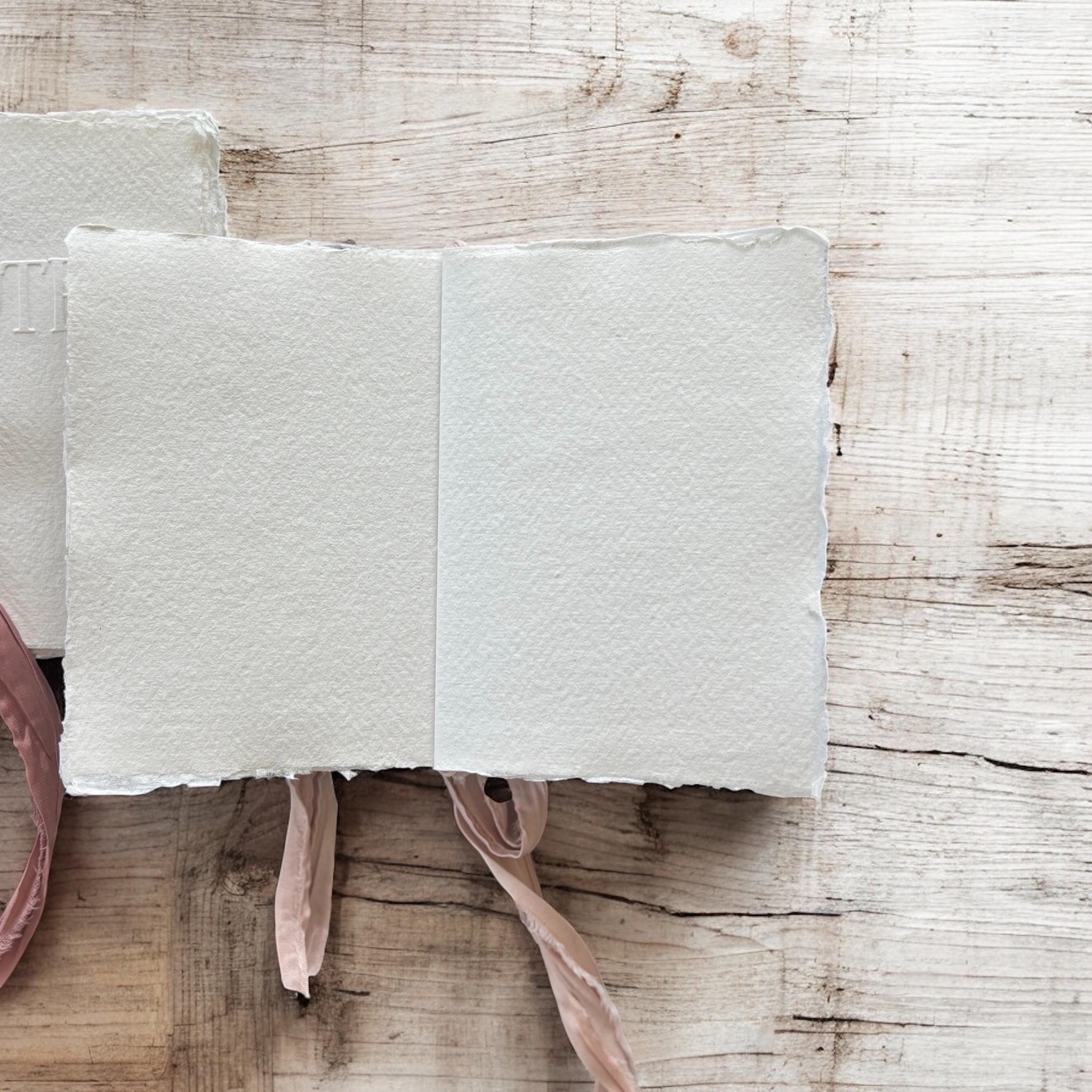 Handmade Paper Notebook: Sari Silk Ribbon Journal (4.5x6 Inches) - Etsy