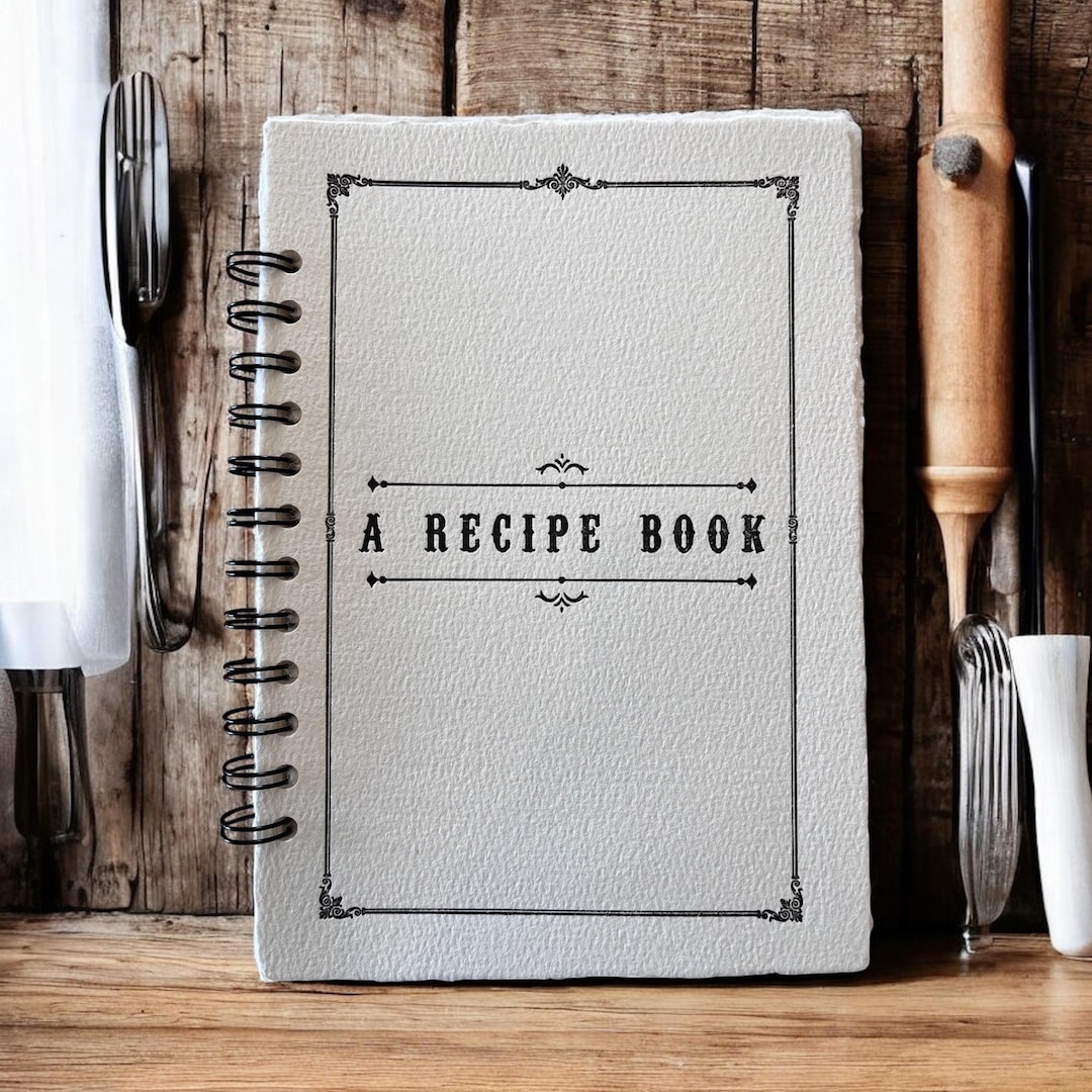 Recipe Book • Handmade Recipe Book • Blank Recipe Book • Record Your ...
