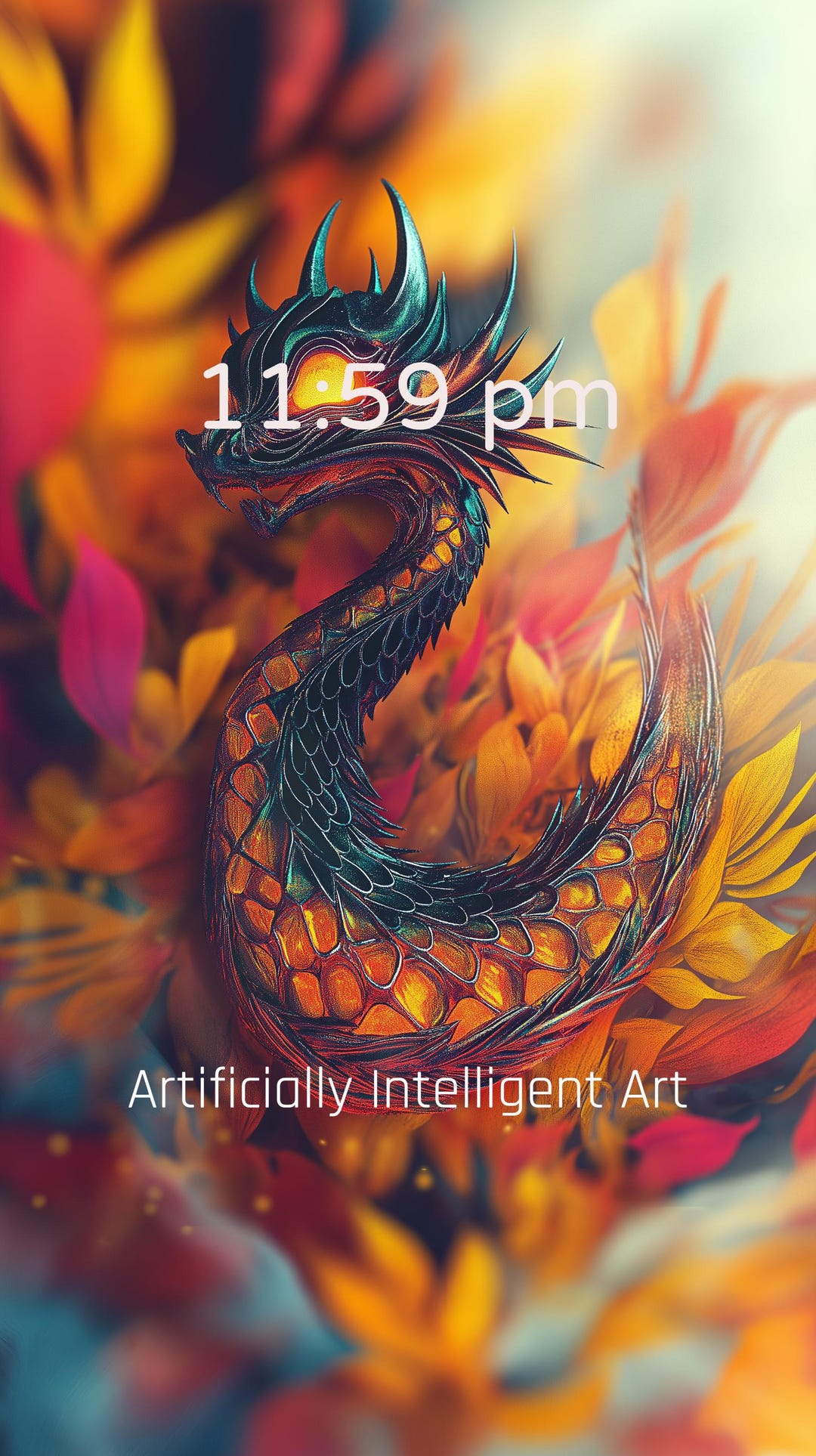 Dragon Smartphone Wallpaper | AI Generated Art - Etsy