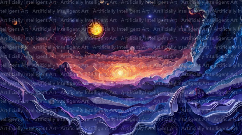 Galaxy at Night - Etsy