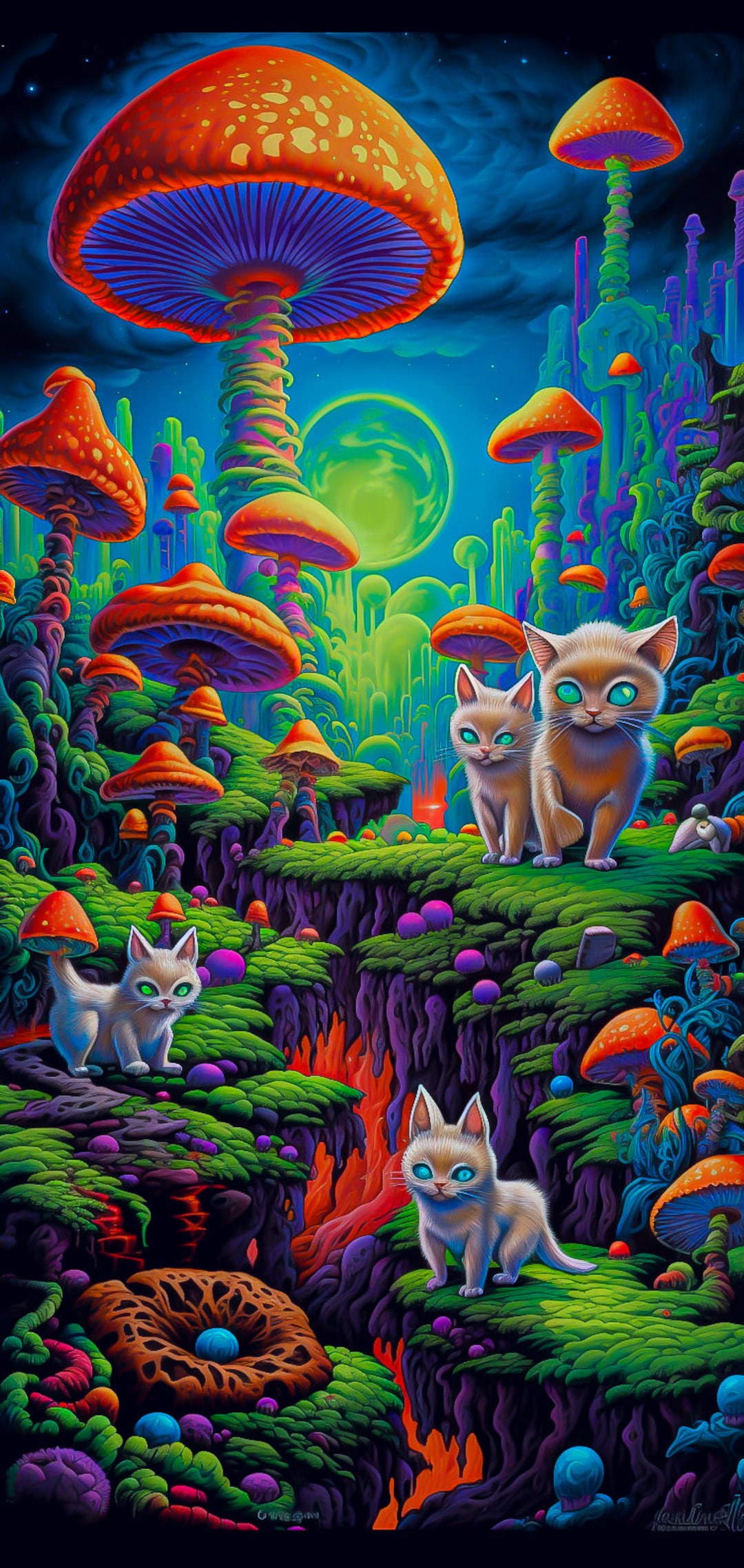 Trippy Animal Wallpaper