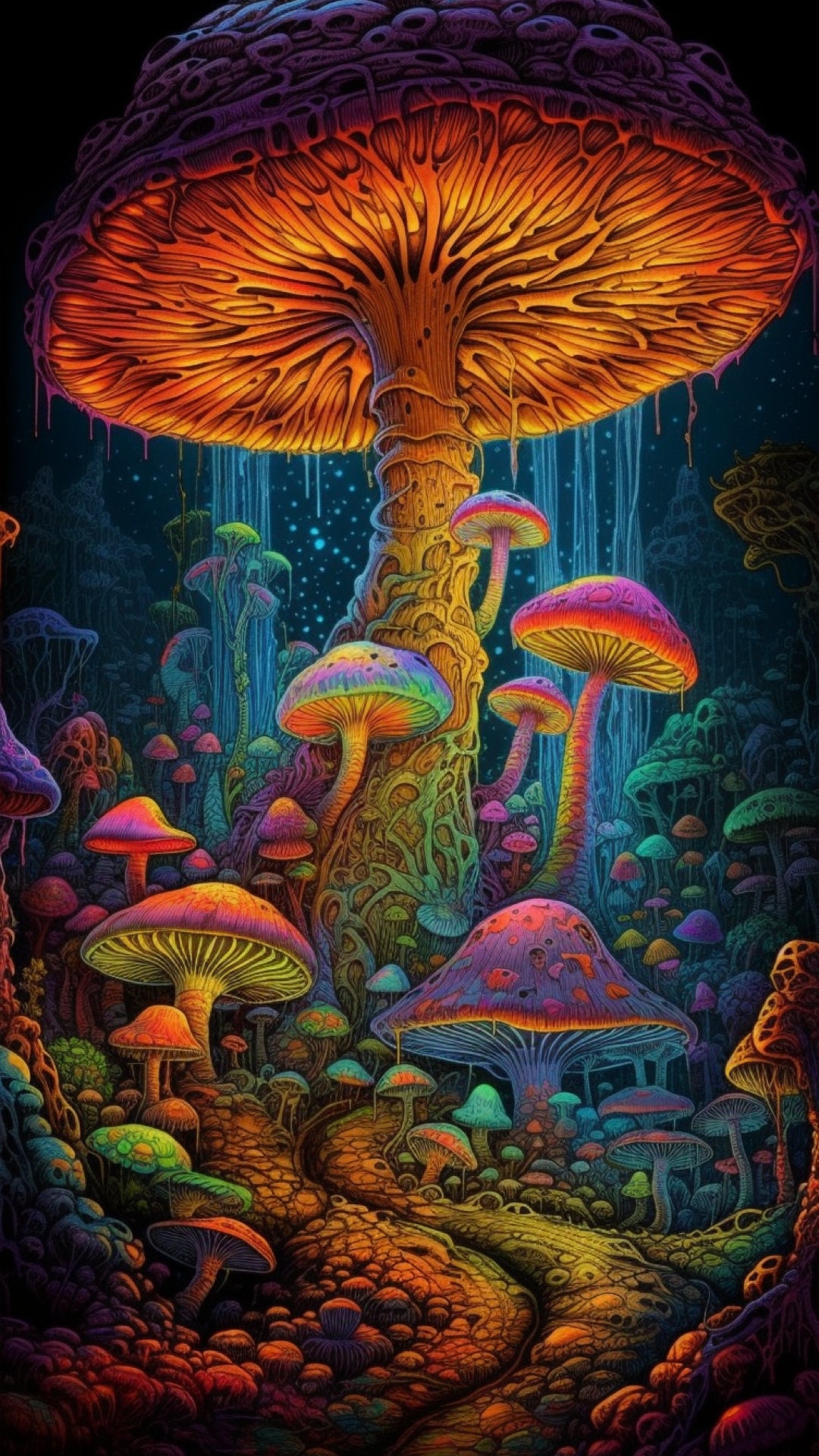 Psychedelic Lock Screen - Etsy