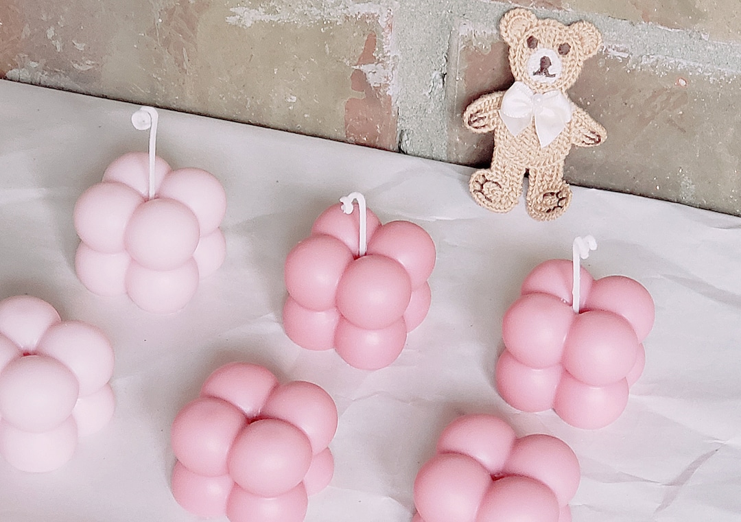 Mini Bubble Cubes Set / Cute Decor Candles / Gift Candles / Choose Your ...
