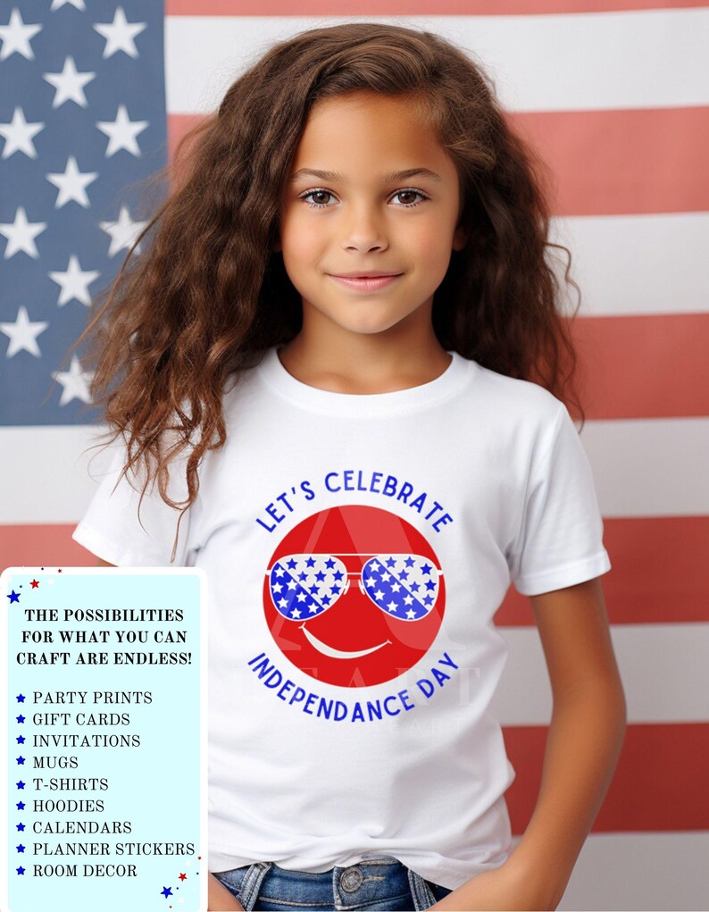 4th of July Emojis, Digital Bundle, Forth of July Clipart, PNG Digital ...