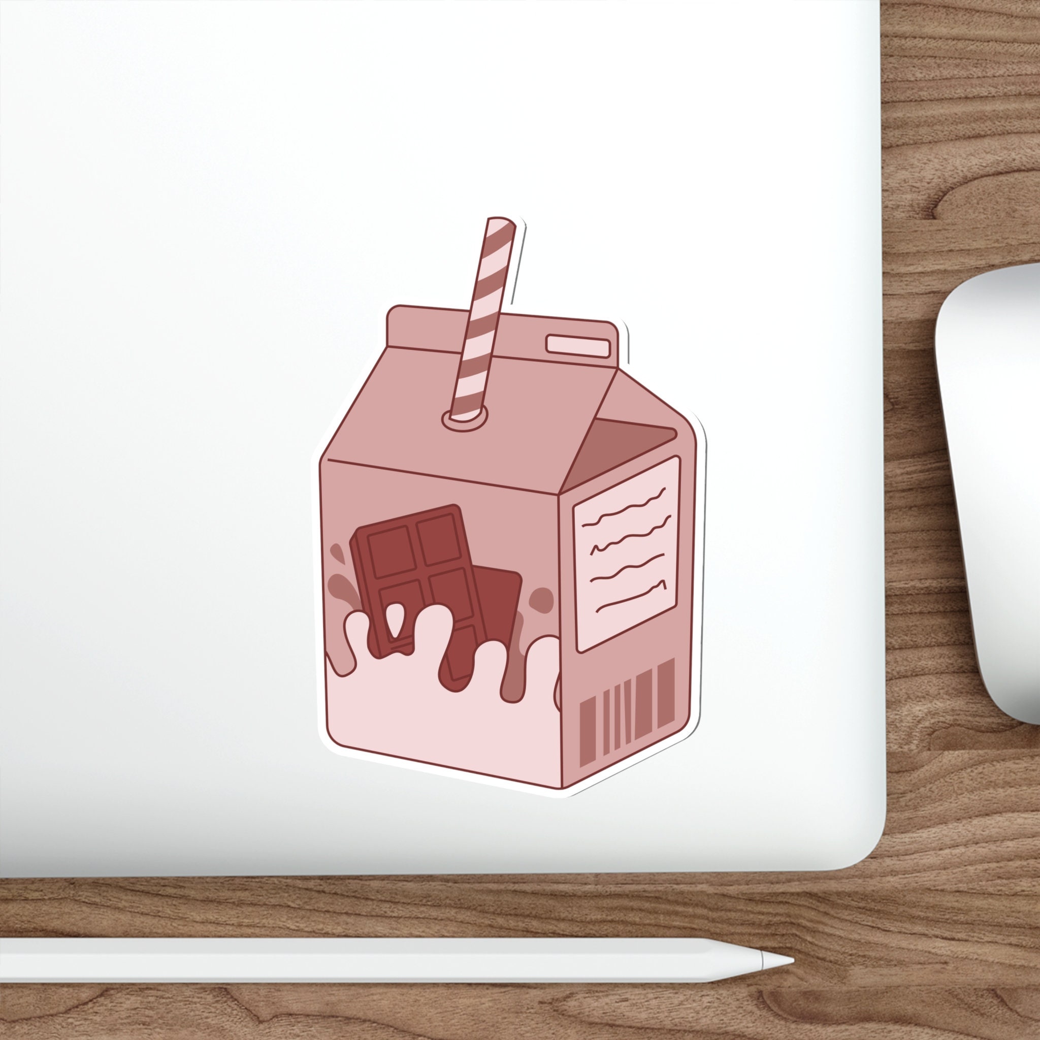 CHOCOLATE MILK CARTON Die-cut Stickers Chocolate Milk Sticker Laptop ...