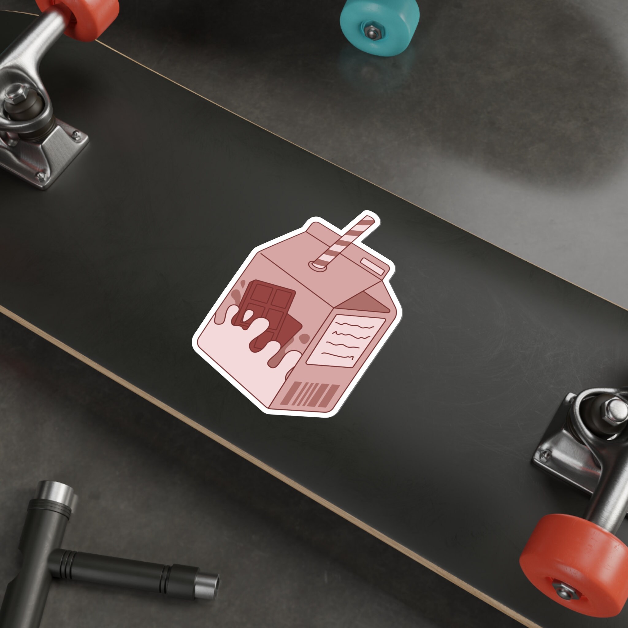 CHOCOLATE MILK CARTON Die-cut Stickers Chocolate Milk Sticker Laptop ...