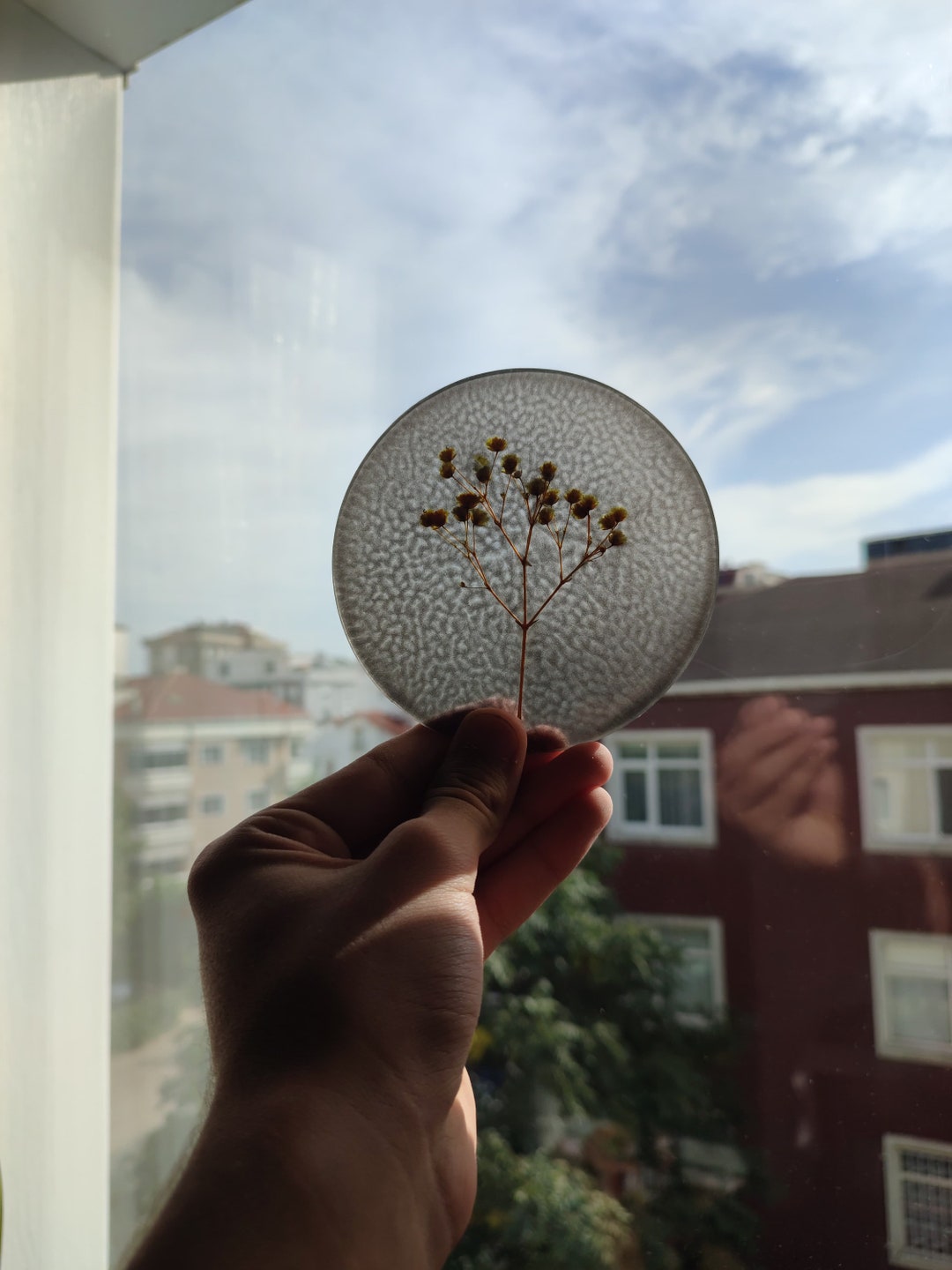 Handmade Epoxy Resin Coasters Epoxy Coaster Sets Floral Resin Coasters ...