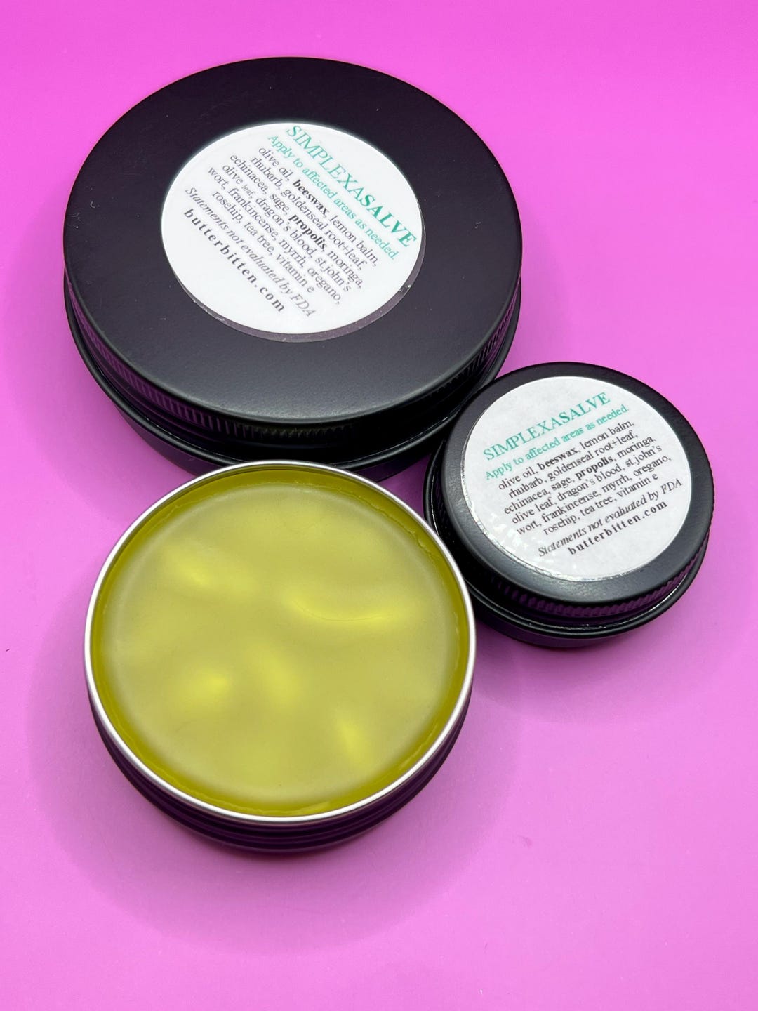 SIMPLEXASALVE Propolis/h S V/rhubarb/lemon Balm/melissa Salve/balm ...